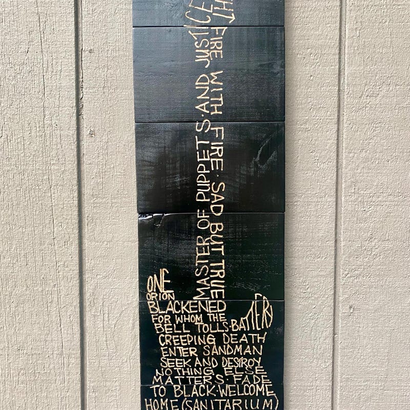 Rock Poster Metallica - Etsy