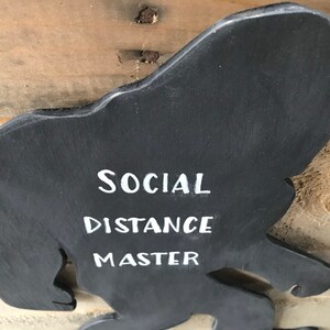 Social Distance Master, Bigfoot Wall Decor, Sasquatch Wall Decor, Wood ...