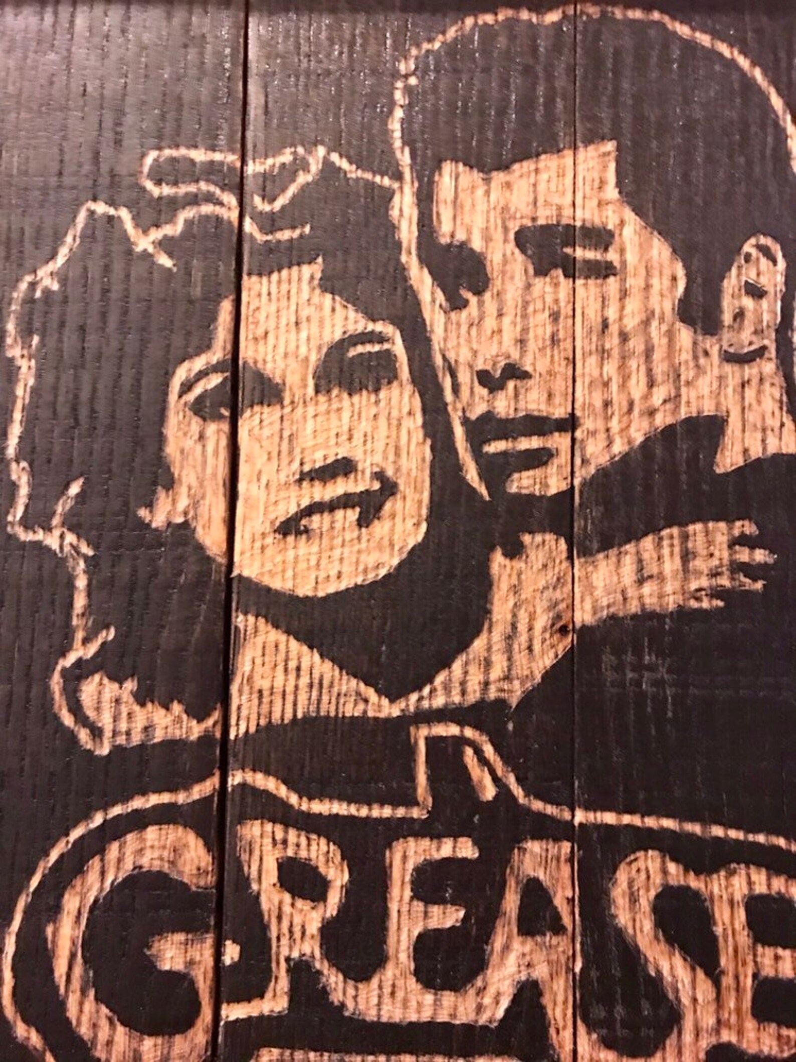 Pallet Wood Grease Wall Hanging Grease Art Diner Decor - Etsy