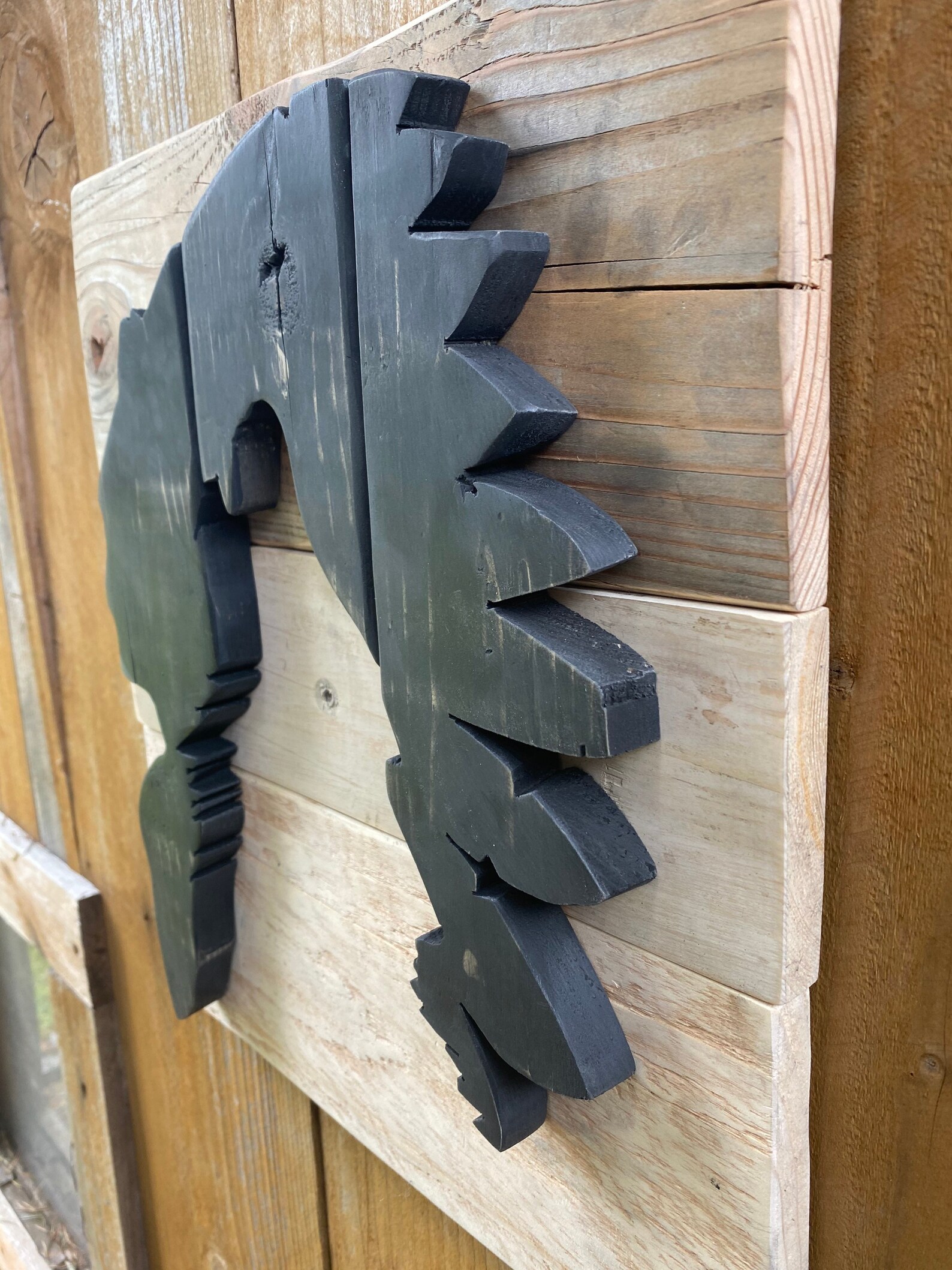 Native American Wall Decor Wood Native American Wood Wolf | Etsy