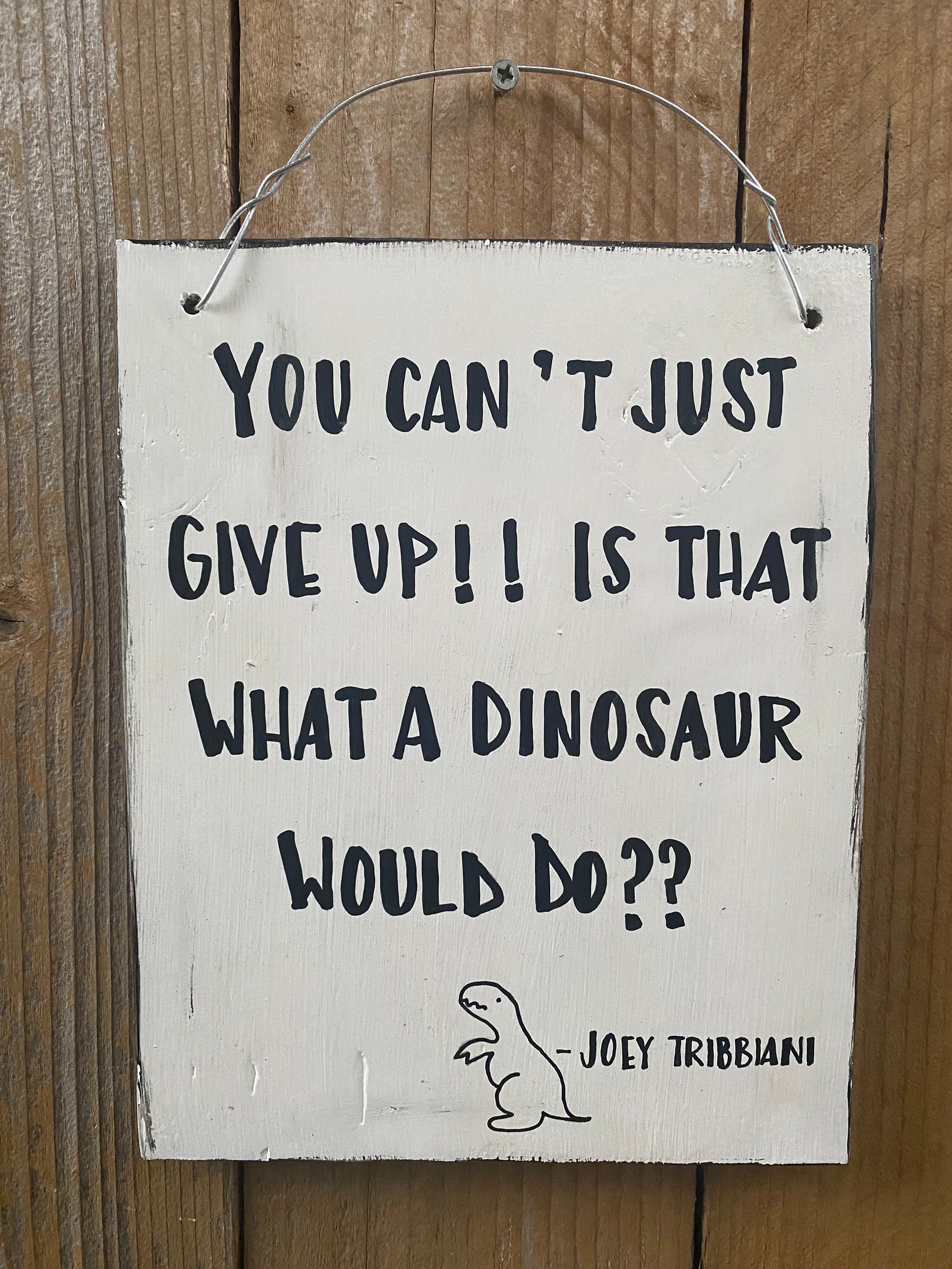 Friends Tv Show Decor Friends Sign Joey From Friends Joey - Etsy