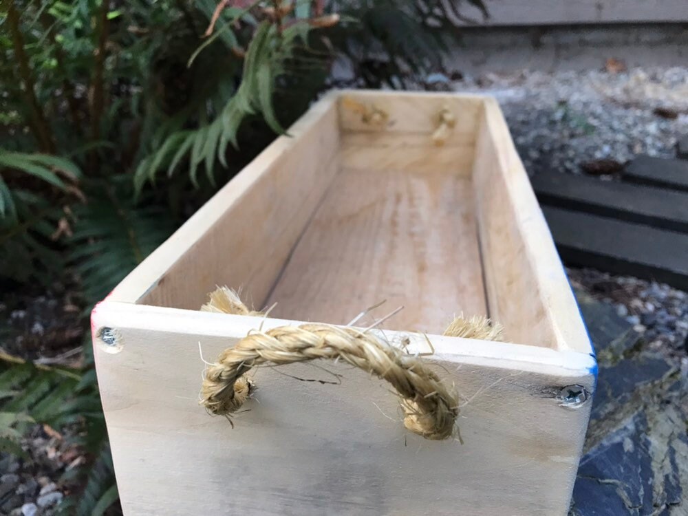 Americana Box American Flag Box Rustic Storage Box Rustic - Etsy