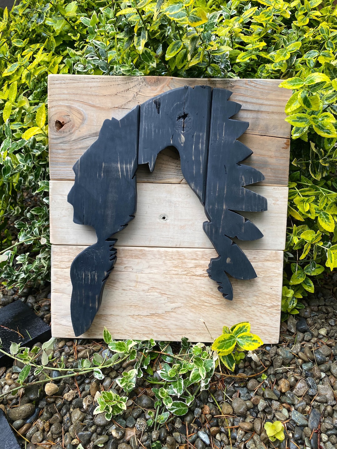 Native American Wall Decor, Wood Native American, Wood Wolf Decor ...