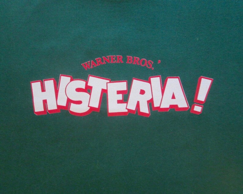 Warner Bros. Animation's "histeria!" Graphic T-shirt Vintage - Etsy