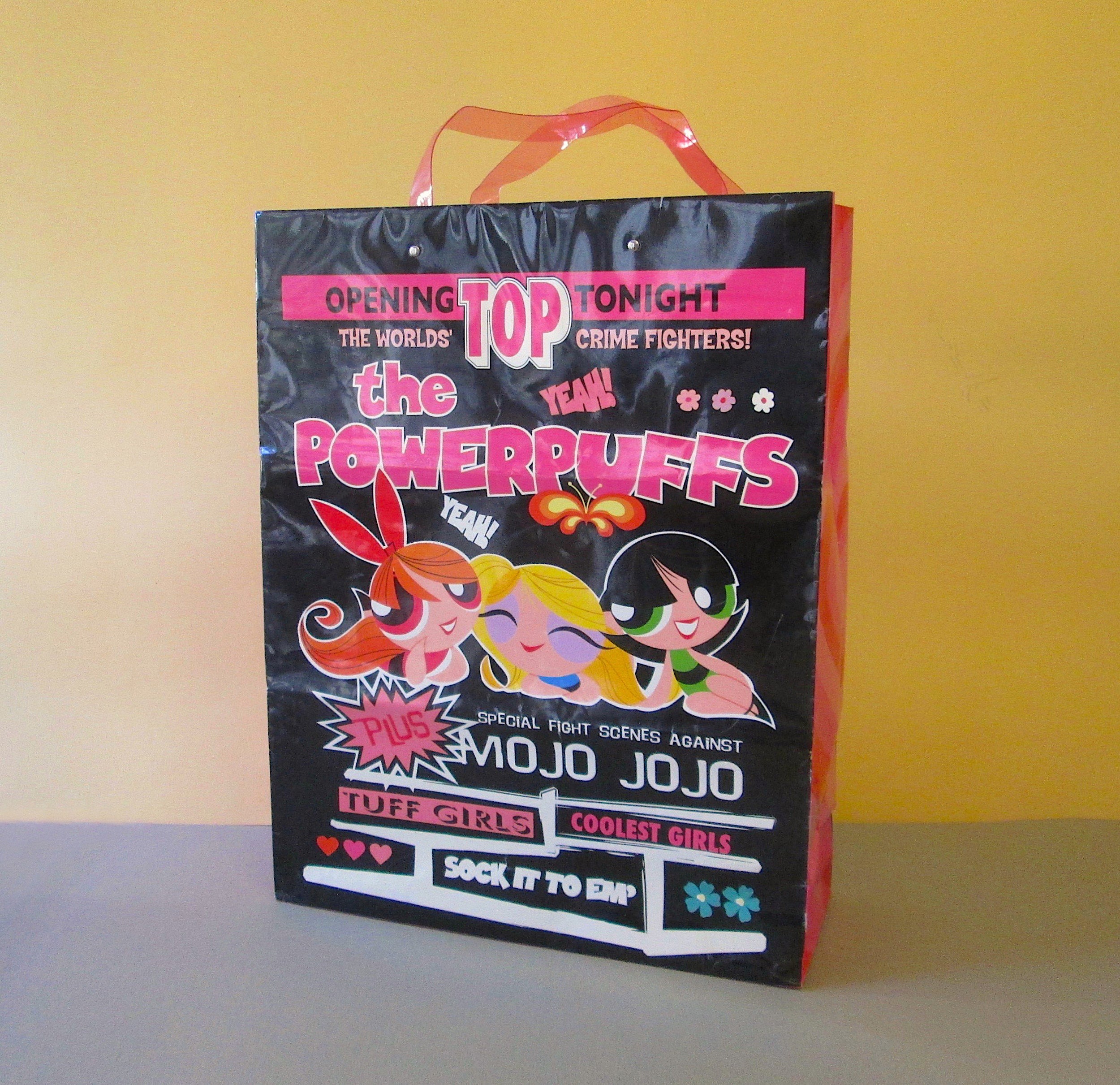 The Powerpuff Girls Large Paper Gift Bag--vintage! - Etsy