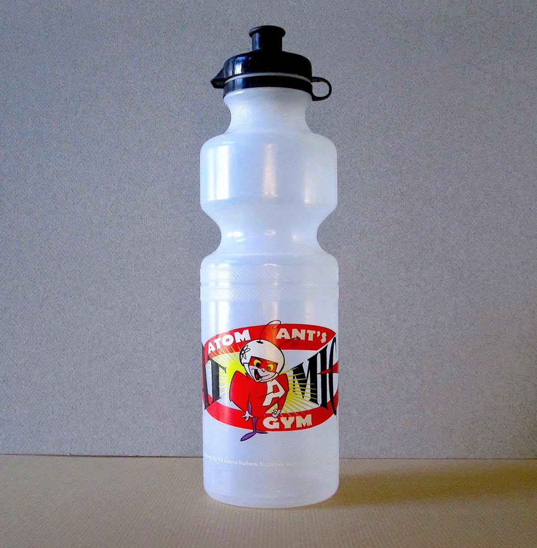 Atom Ant "atom Ant's Atomic Gym" Plastic Water Bottle--rare! - Etsy