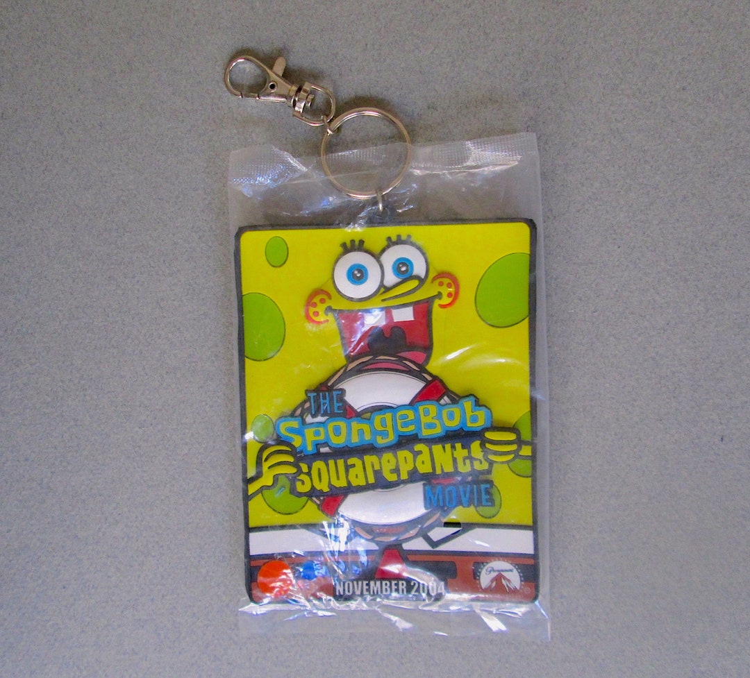 Spongebob Squarepants Movie Keychain Sealed in Package - Etsy