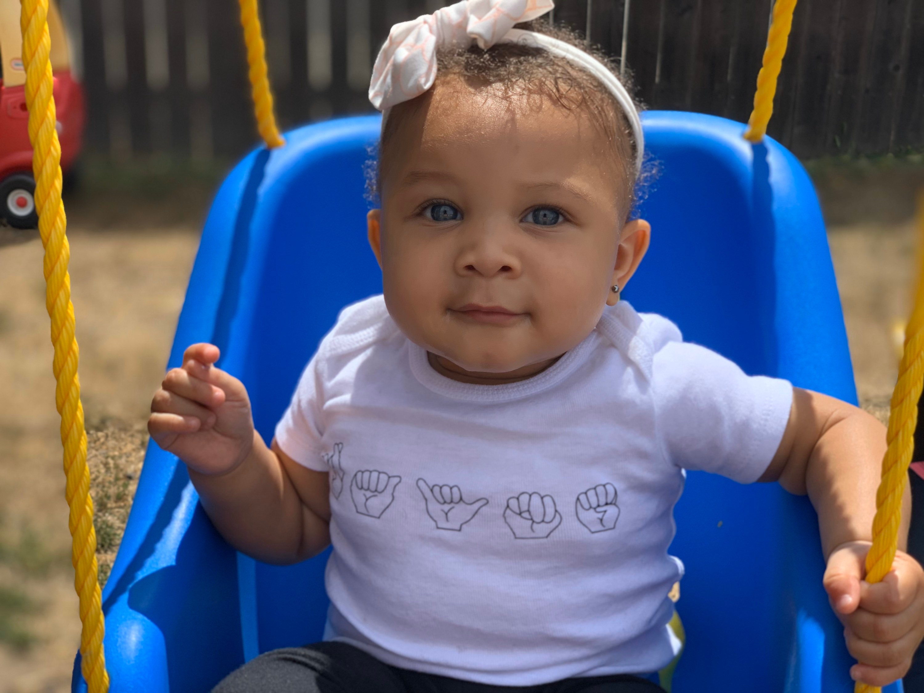 Sign Language Baby Onesie Custom Baby Name Baby Onesie Deaf & Hard of ...