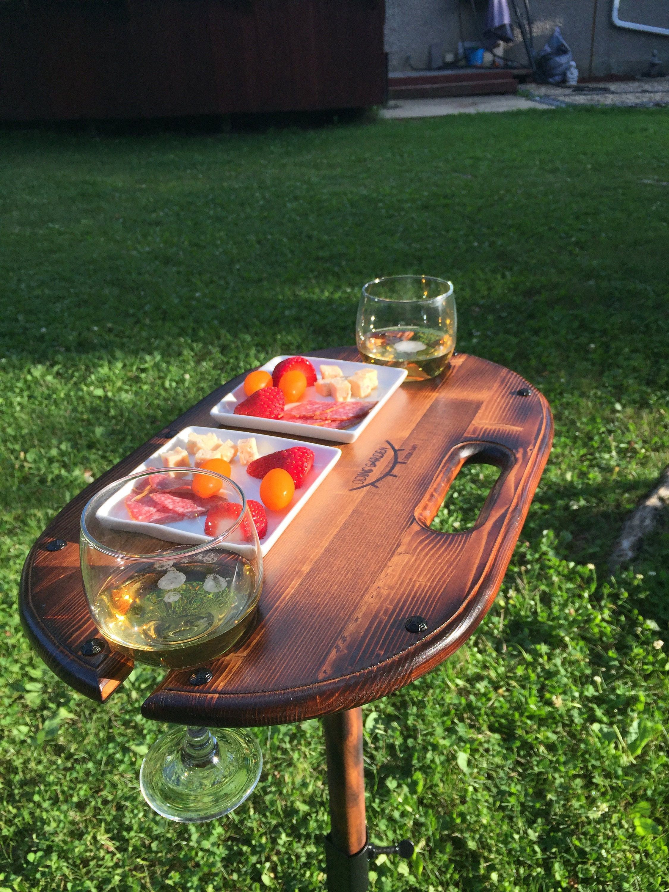 Wine & Beer Storage Rustic Charm Camping Table Patio Table Wine Table ...