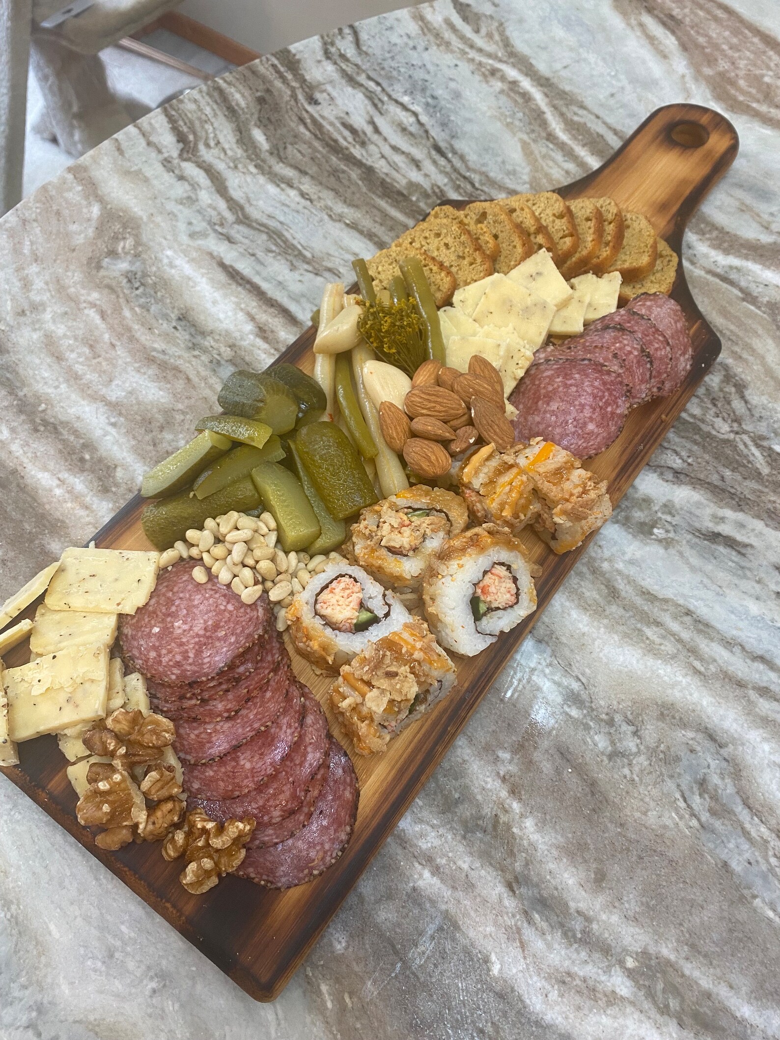 Entertaining Paddle-food Board, Charcuterie-foodie Gift-bbq Gift ...