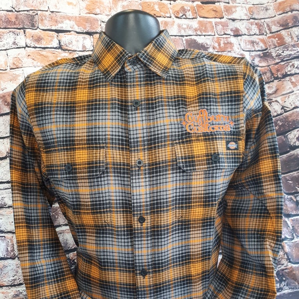 Orange Plaid Shirt - Etsy
