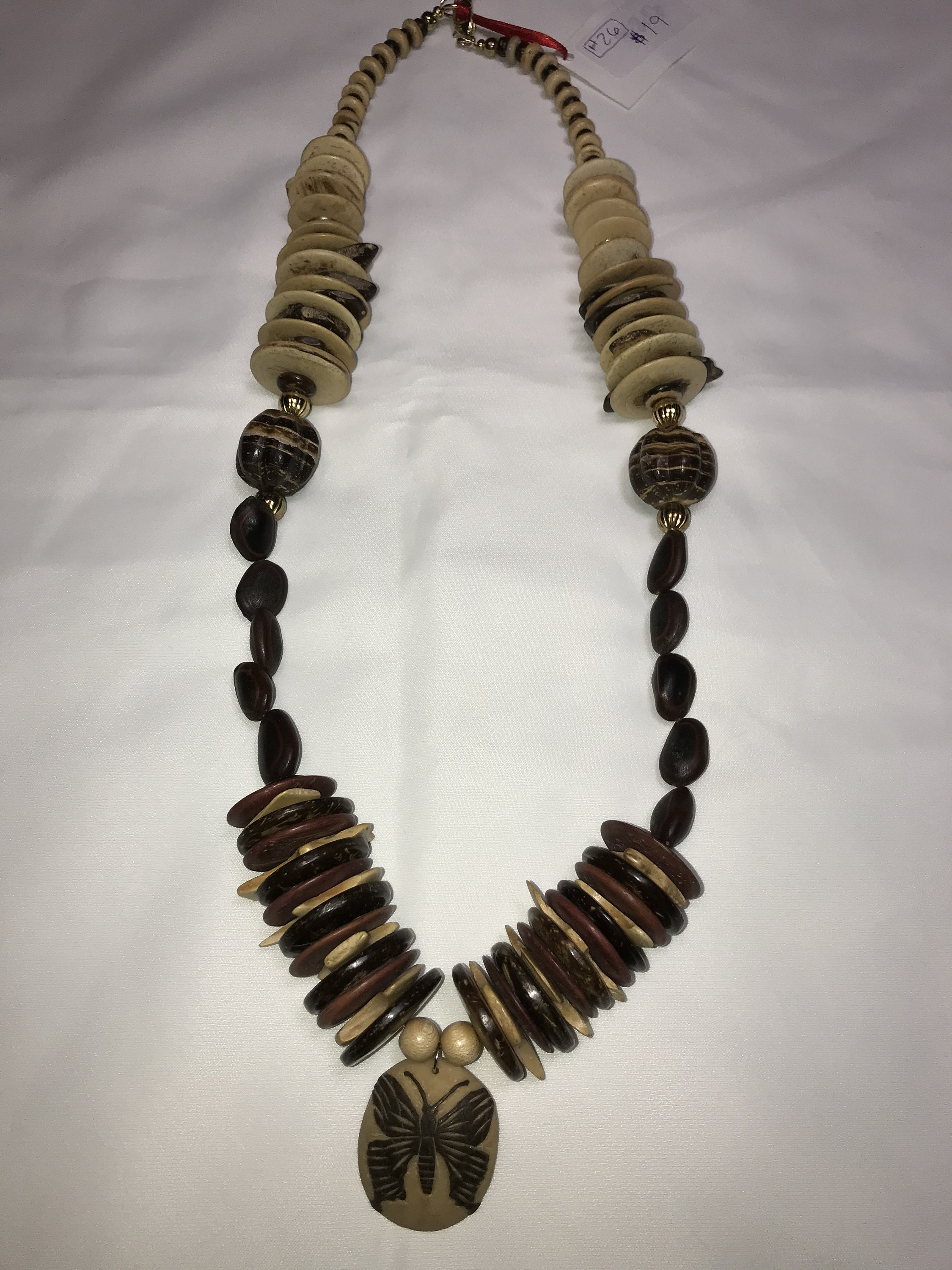 Collar de semillas de madera de coco y selva tropical con | Etsy