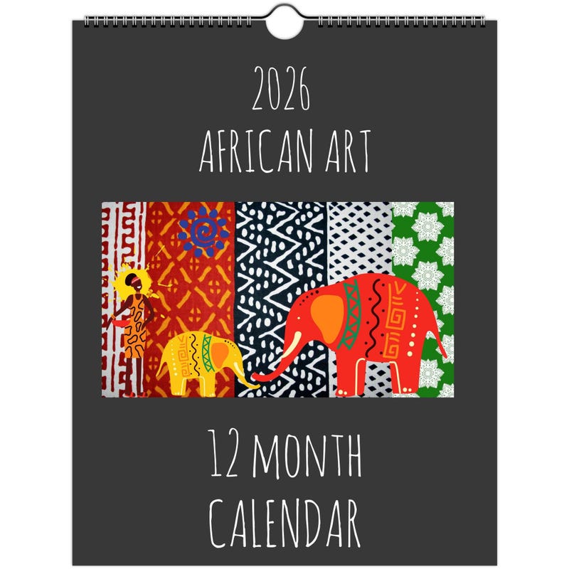 African 2026 Calendar - Etsy Canada