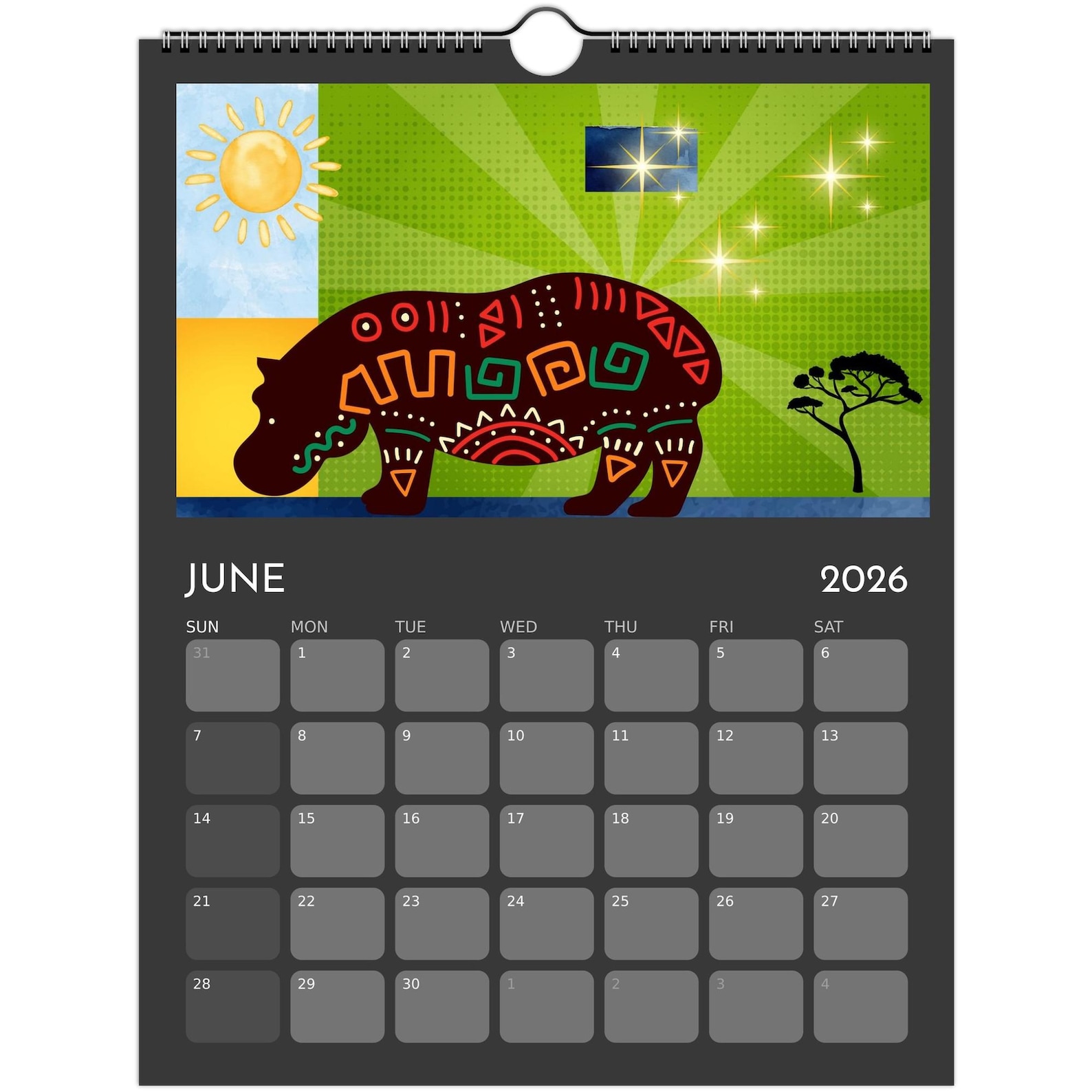 US/CA ONLY 2026 African Fantasy Calendar - Etsy