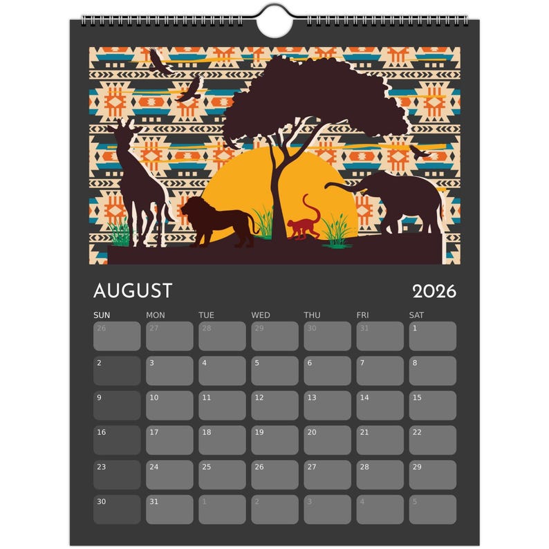 US/CA ONLY 2026 African Fantasy Calendar - Etsy