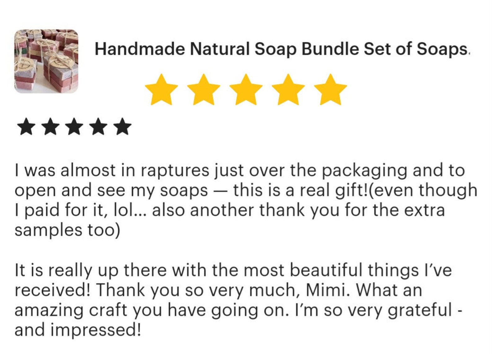Handmade Natural Soap Bundle Set of Soaps Palm Oil Free Soap Essential ...