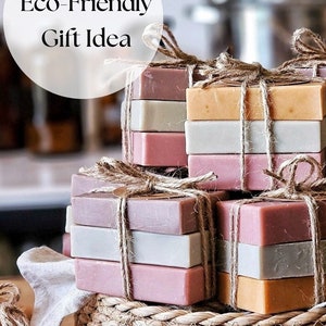 Handmade Natural Soap Bundle Set of Soaps Eco Friendly Gift Soap ...
