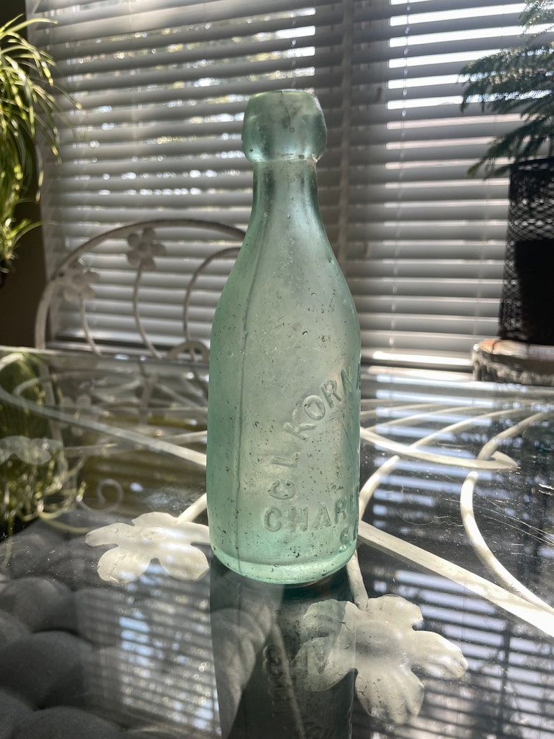 Rare Antique CL Kornahrens Charleston SC Glass Bottle - Etsy