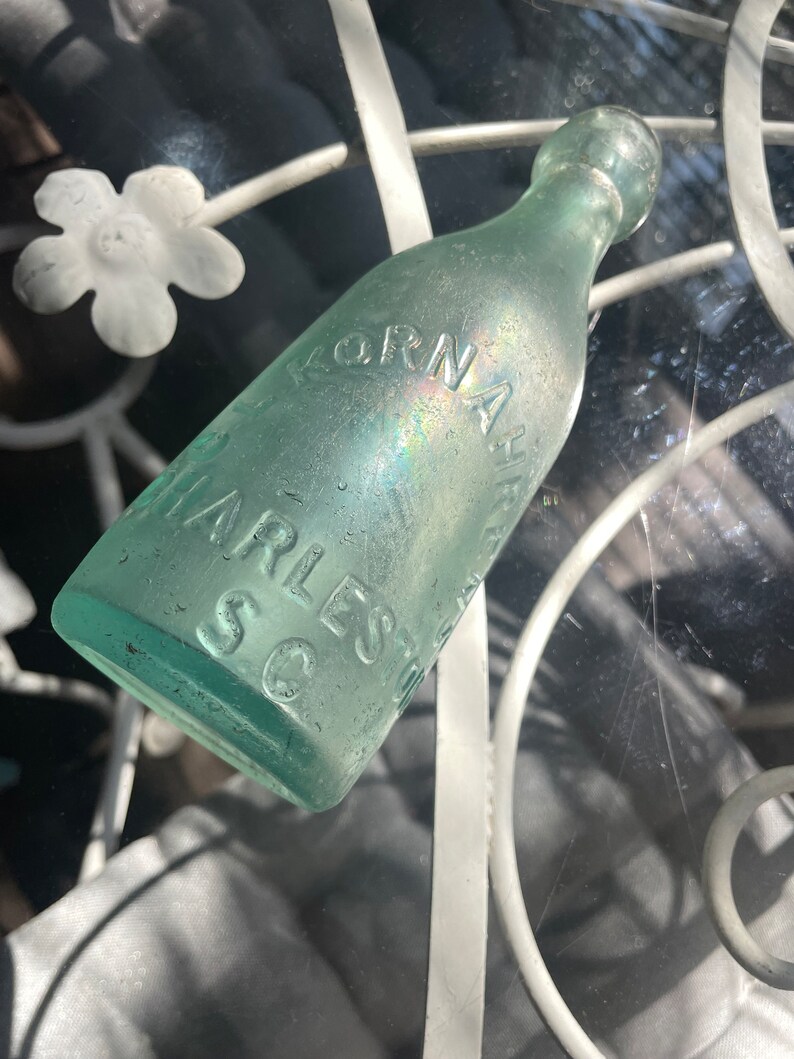 Rare Antique CL Kornahrens Charleston SC Glass Bottle - Etsy