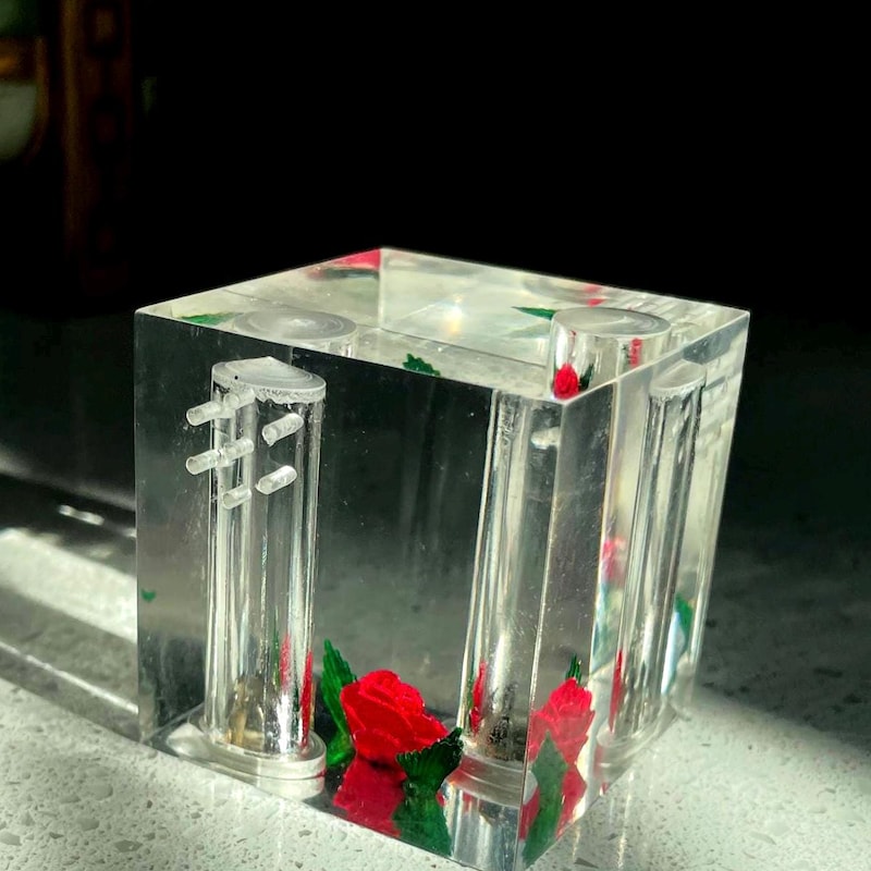 Lucite Cube - Etsy