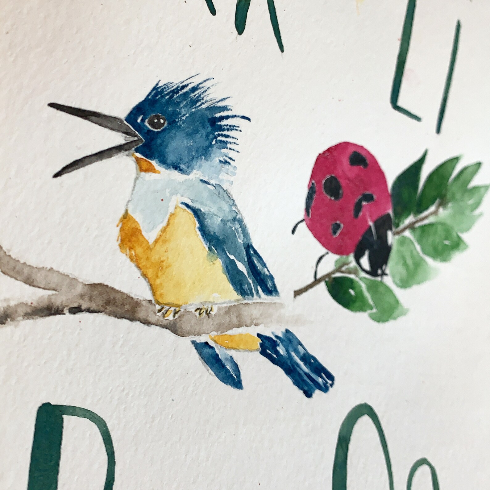 Illustrated Alphabet Poster, Alphabet Print, ABC Poster, Digital Print ...