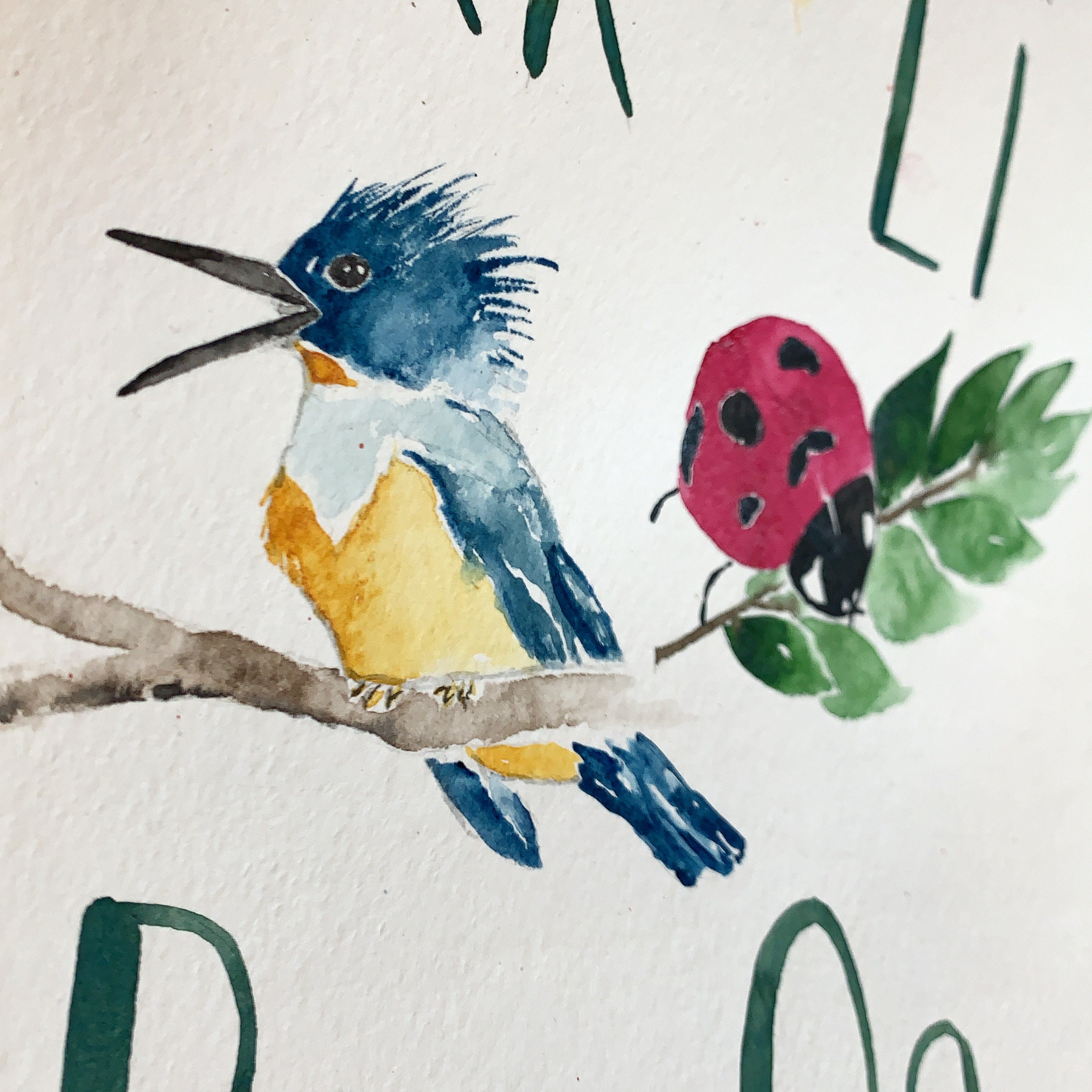 Illustrated Alphabet Poster, Alphabet Print, ABC Poster, Digital Print ...