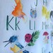 Illustrated Alphabet Poster, Alphabet Print, ABC Poster, Digital Print ...