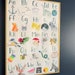 Illustrated Alphabet Poster, Alphabet Print, ABC Poster, Digital Print ...