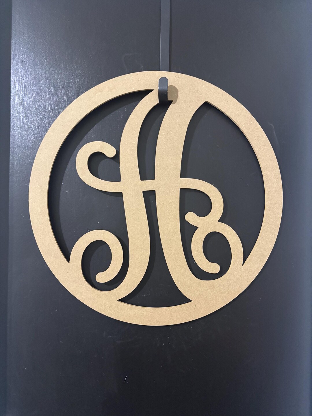 SALE!! Monogram A Door Hanger | Wall Hanger |24” Hanger | Letter Hanger ...
