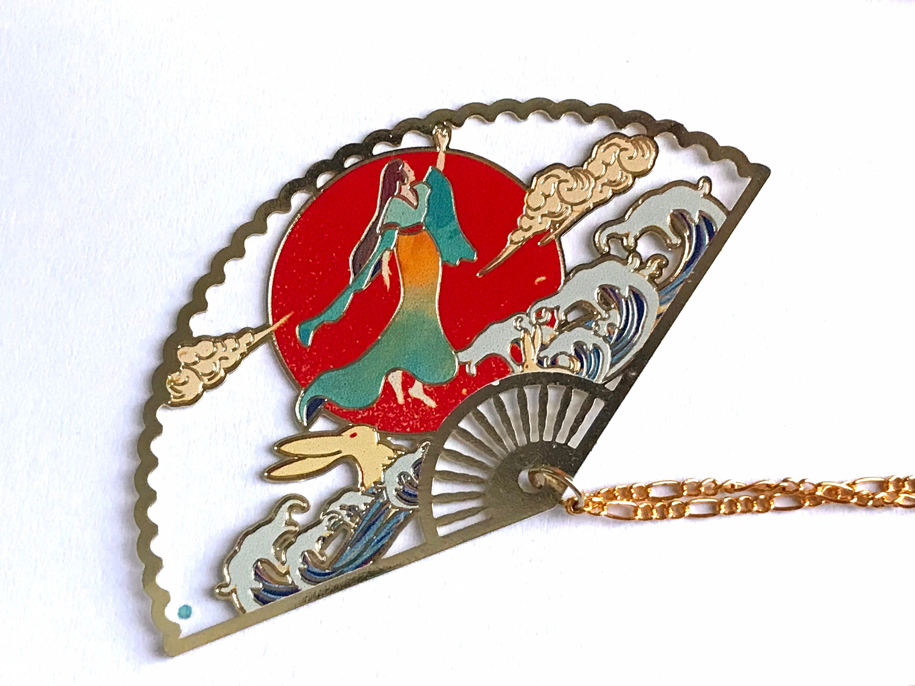 Boxed Set of 30 Japanese Paper Bookmarks Gold-toned Fan Book | Etsy