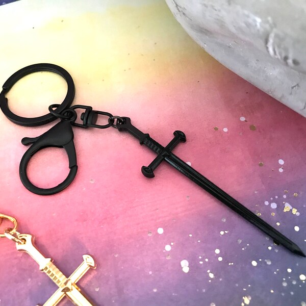 Sword Keychain - Etsy