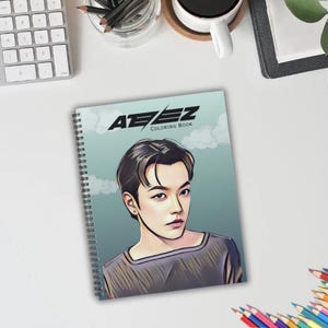 Ateez Coloring Book - Etsy