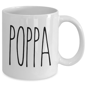 Poppa Coffee Mug // Gift for Grandfather Grandpa G-pop // Gift for Papa ...