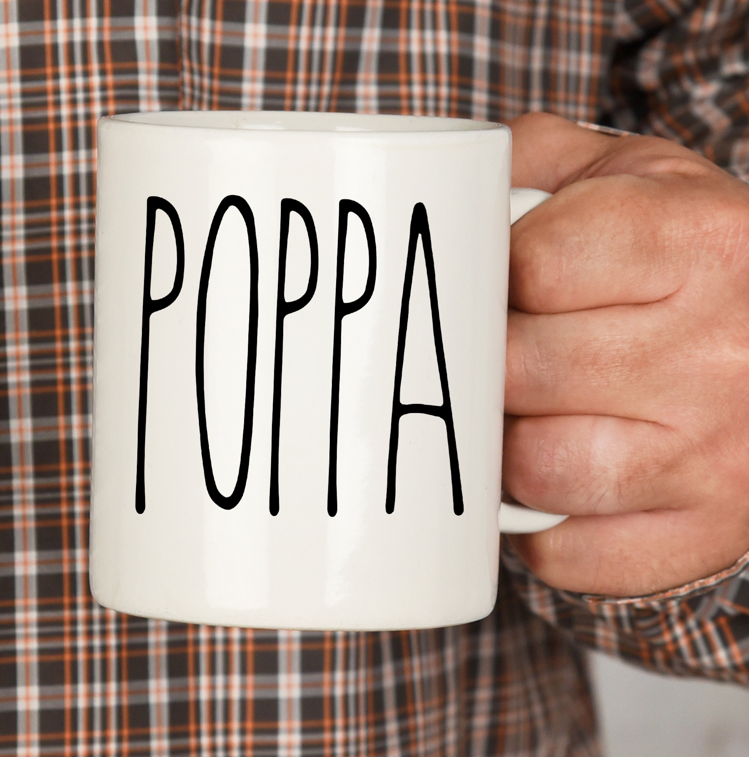 Poppa Coffee Mug // Gift for Grandfather Grandpa G-pop // Gift for Papa ...