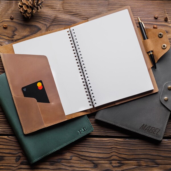 Leather Notepad - Etsy