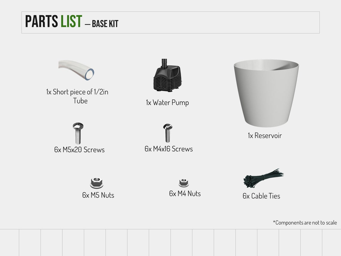 DIY Hydroponic Tower Parts Kit - Etsy