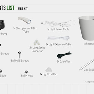 DIY Hydroponic Tower Parts Kit - Etsy