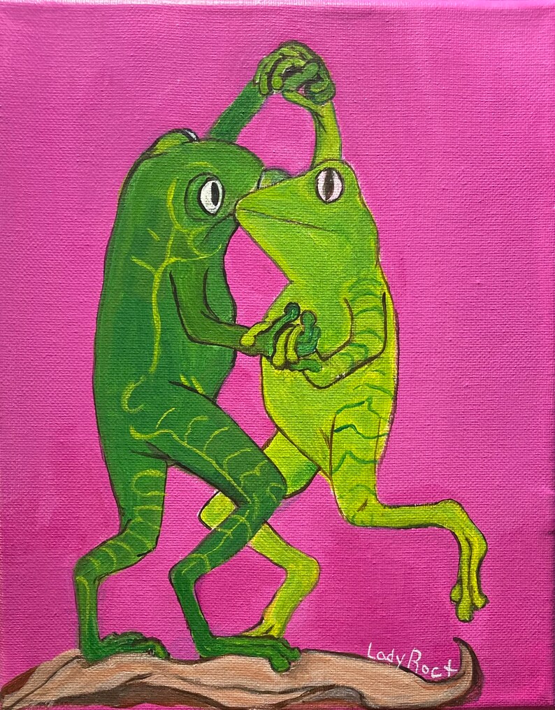 Dancing Frogs - Etsy