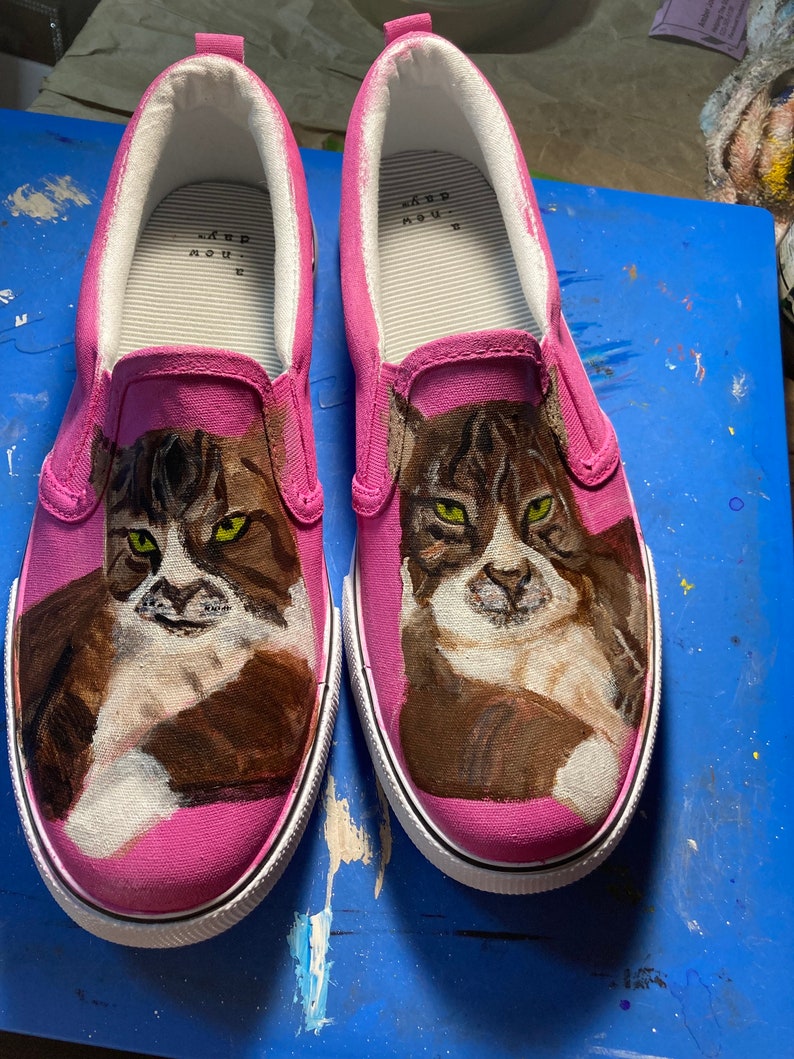 Your Cats Name Goes Here (sample Shoes) - Etsy