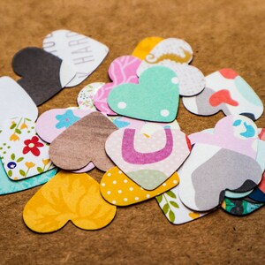 Paper Heart Confetti Paper Heart Cut Outs Assorted Heart Paper Hearts ...
