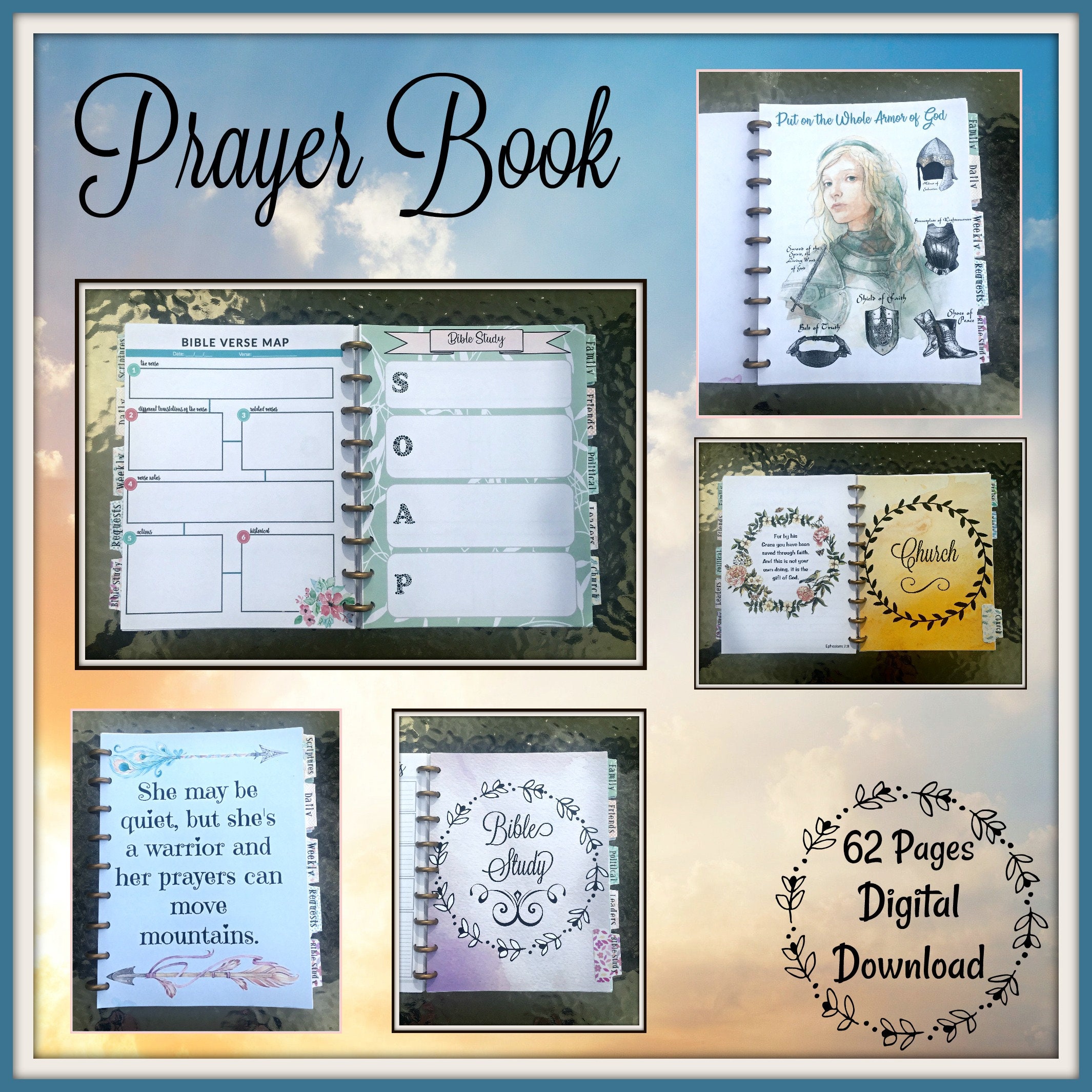 Prayer Book PRINTABLE PDF 62 Pages sized for your Classic | Etsy