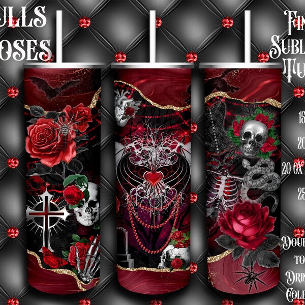 Vampire Skulls - Etsy