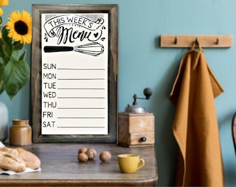 Whiteboard Menu - Etsy