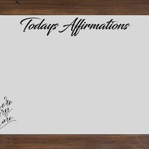 Rustic Hanging Whiteboard Signs~7 Sizes Customized for You~custom ...