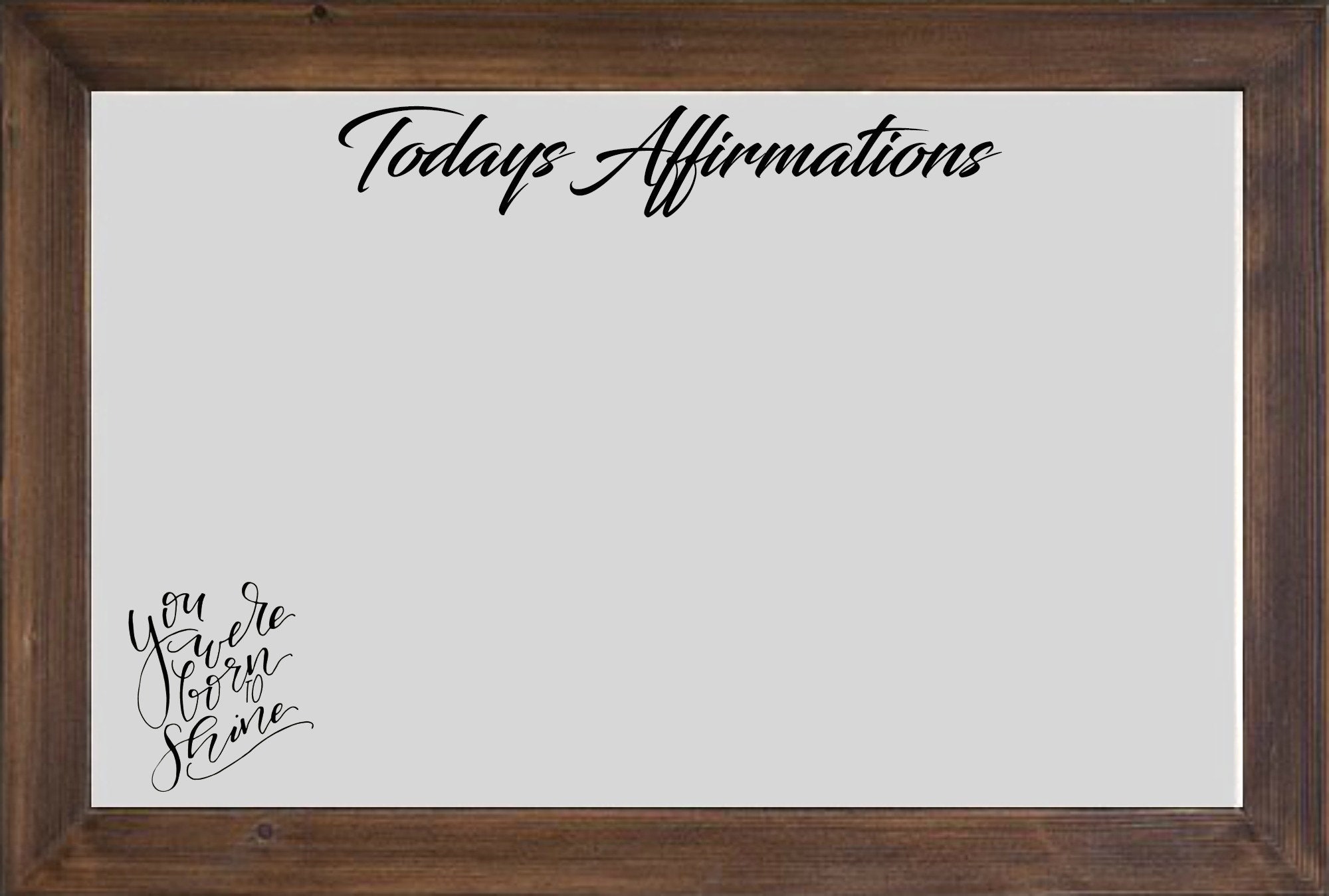 Rustic Hanging Whiteboard Signs~7 Sizes Customized for You~custom ...