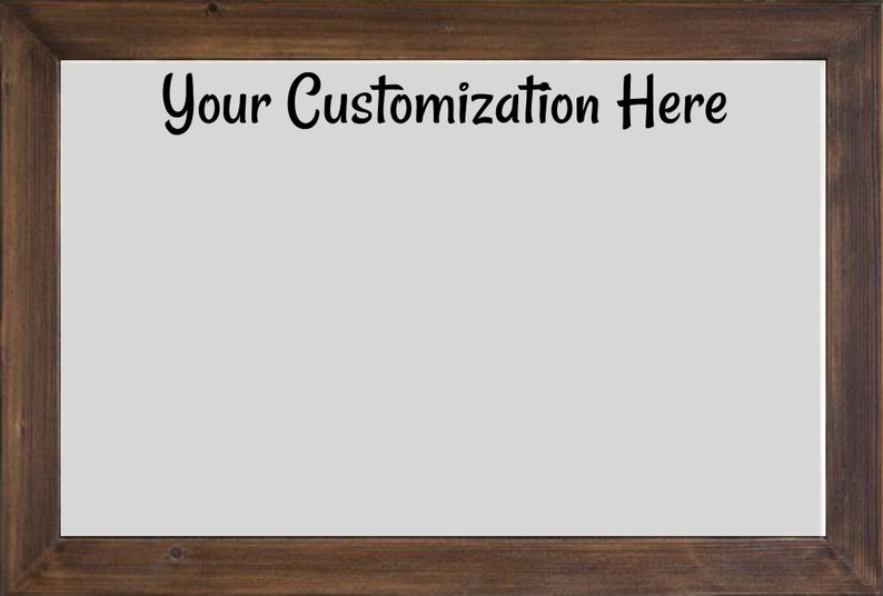 Rustic Hanging Whiteboard Signs~7 Sizes Customized for You~custom ...