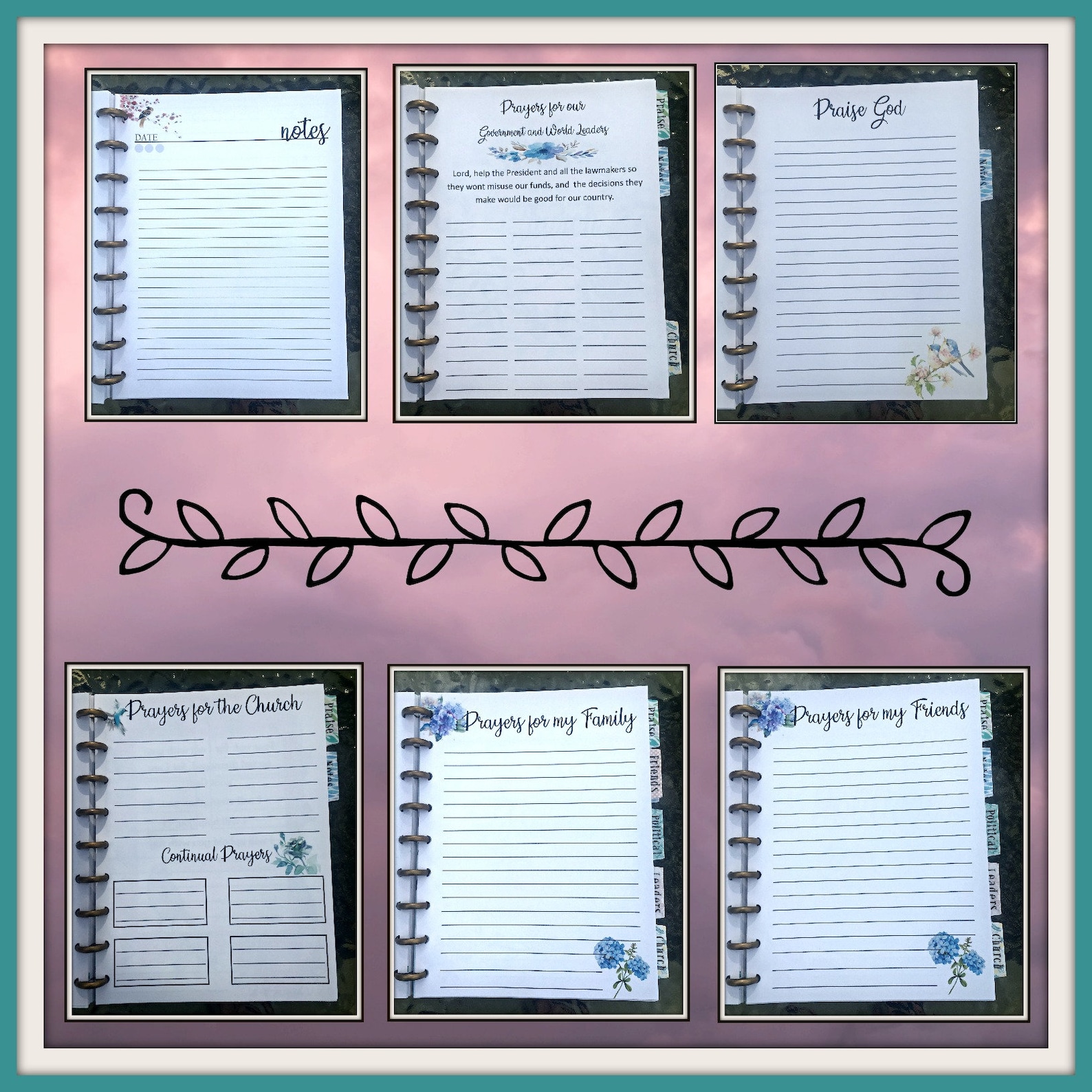 Prayer Book PRINTABLE PDF 62 Pages Sized for Your Classic - Etsy