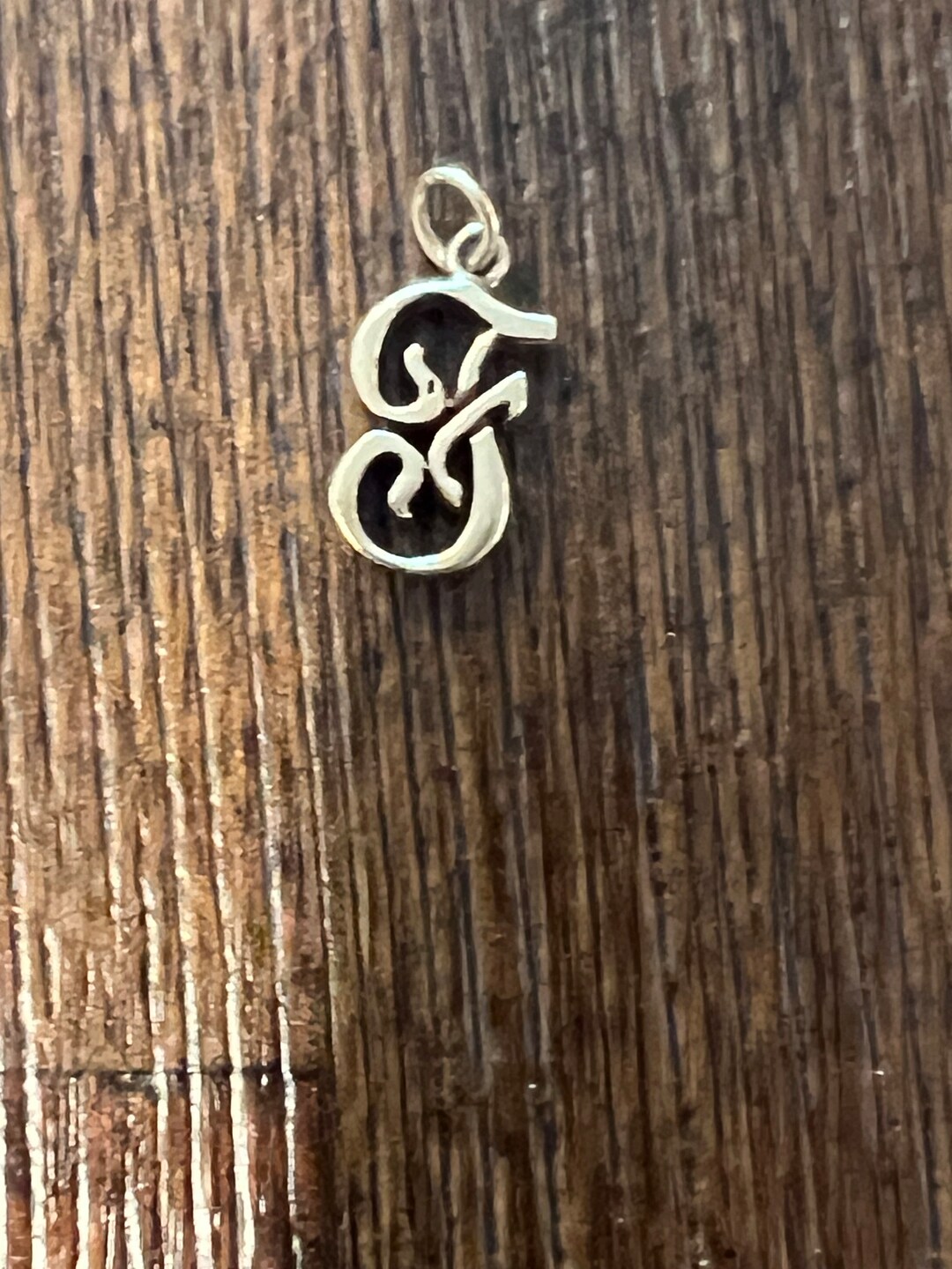 Vintage 14k Gold Letter F Script Charm/pendant - Etsy