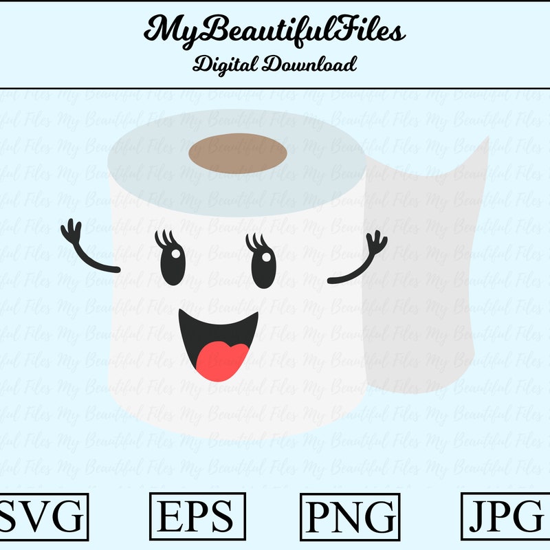 Toilet Paper Svg - Etsy