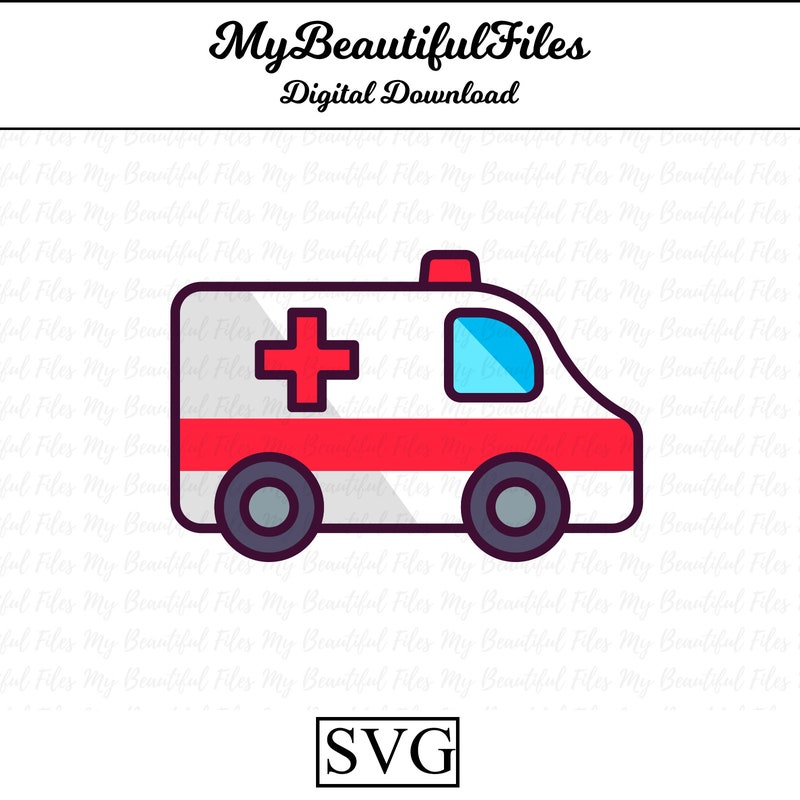Ambulance Svg - Etsy